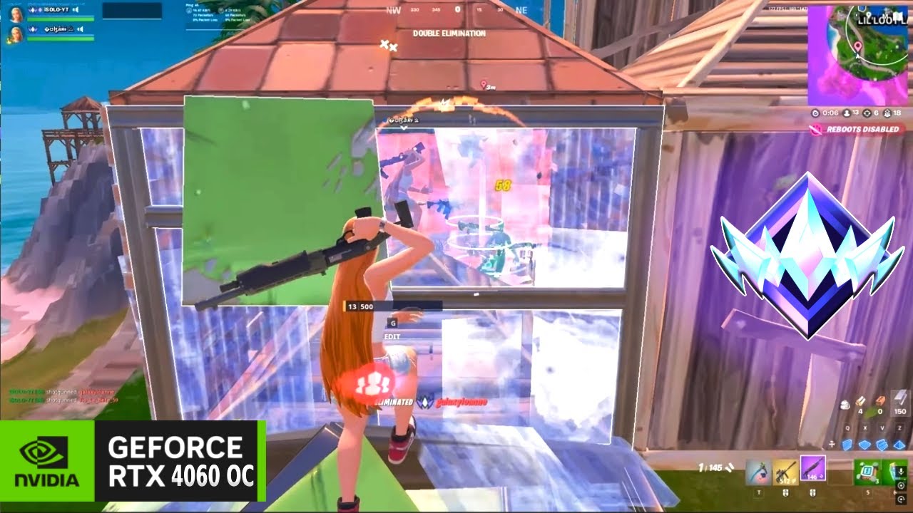 RTX 4060 + i5 13400F Fortnite UNREAL RANKED Gameplay - YouTube