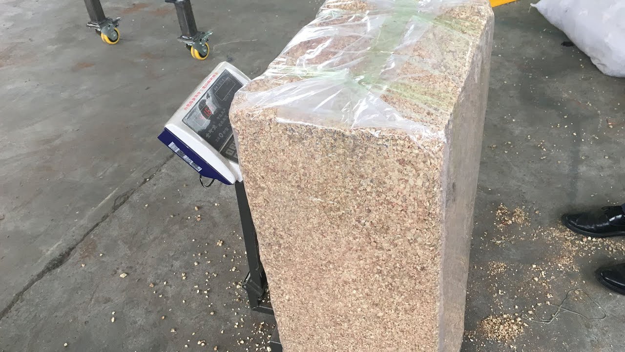 Powdered Corn Cob Packing Machine - YouTube