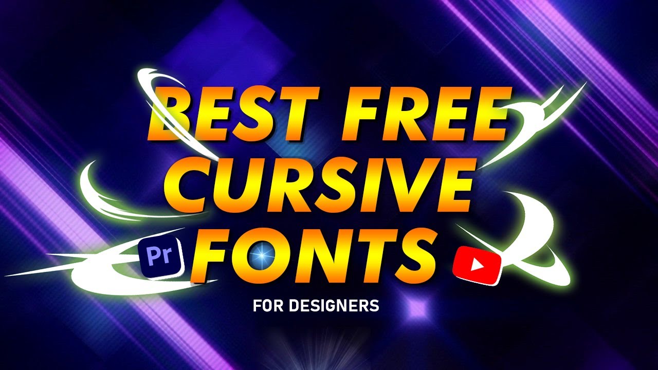 Top 20 Cursive Fonts Collection || New font Pack 2023 || Best fonts ...
