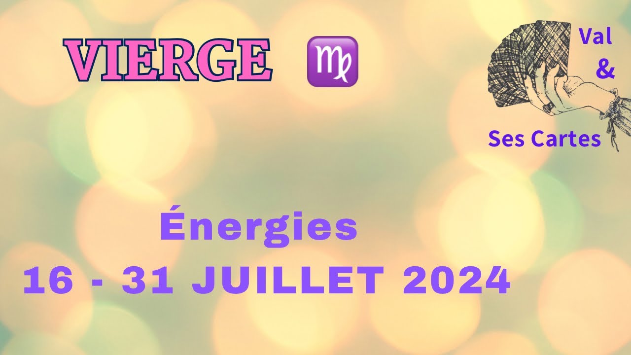 VIERGE « Une phase transitoire, vous êtes soutenus. » Guidance du 16 au ...