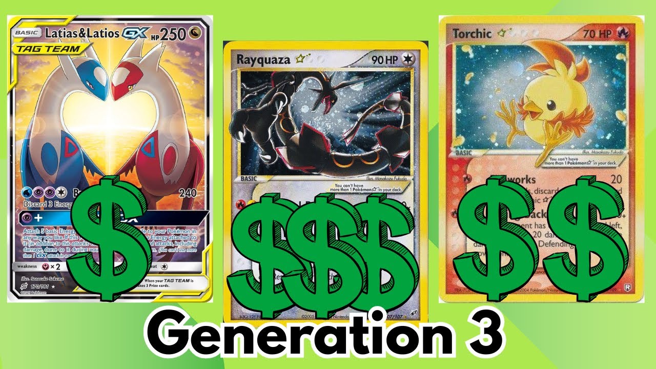 Worlds Most Expensive Pokemon Card National Dex Generation 3 - YouTube