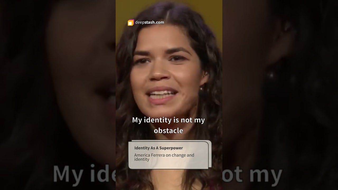 America Ferrera - Identity as a superpower #shorts - YouTube