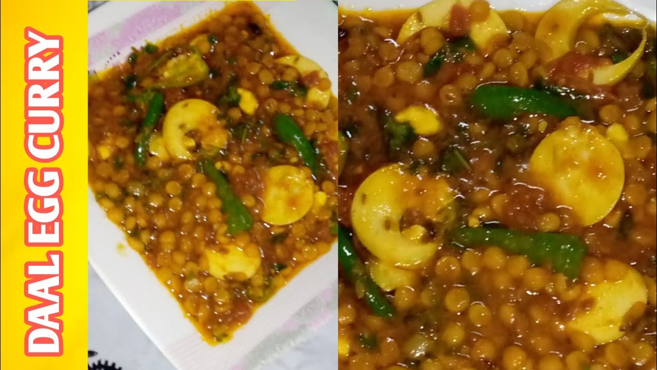 Chana Daal Egg Curry | New and unique recipe | Inaya's Cooking - YouTube