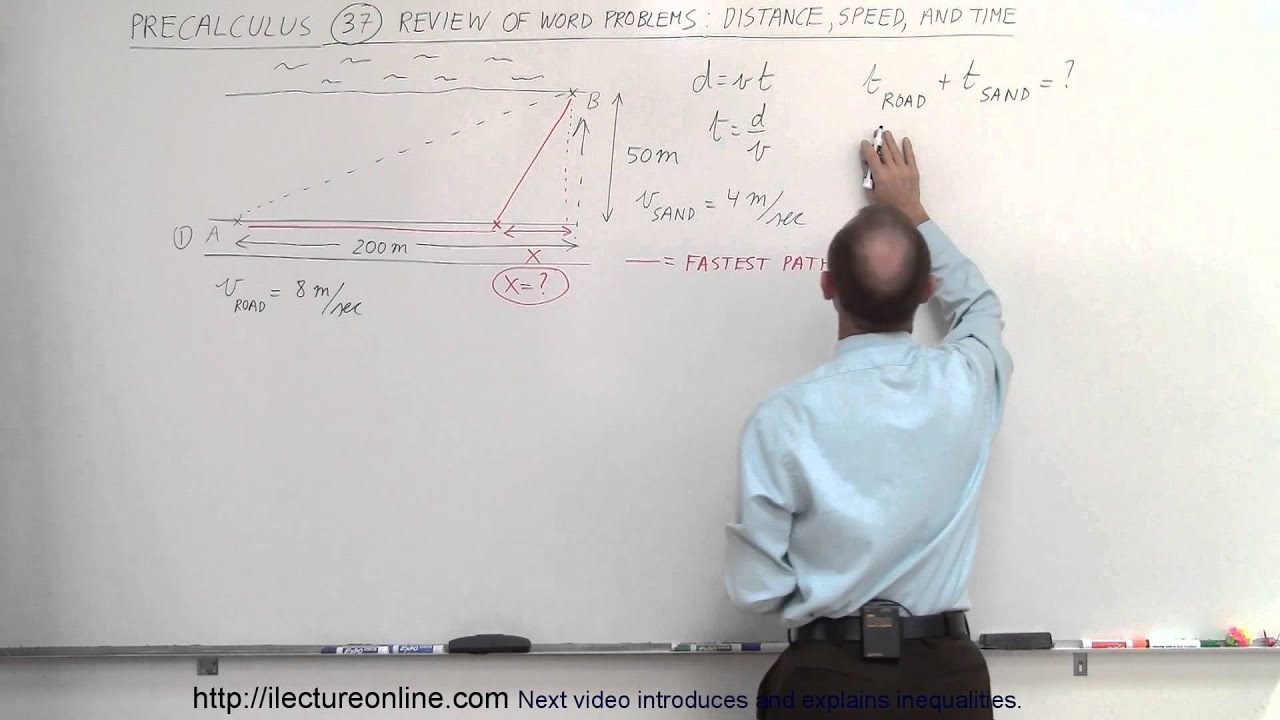 PreCalculus - Algebra Fundamental Review (37 of 80) Review of Word ...