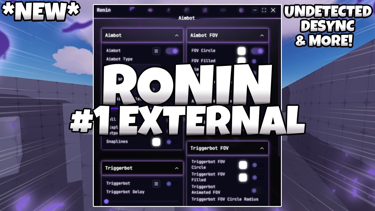 [NEW!] The BEST Roblox External Hack PC: Ronin | Undetected Byfron ...