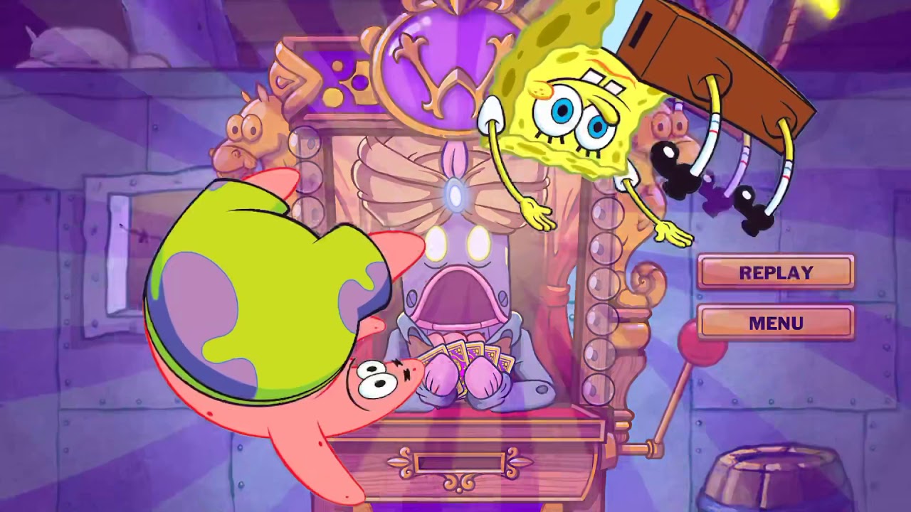 Spongebob game frenzy - block the kah-rah-teh (all minigames - YouTube