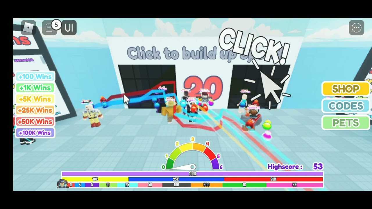 PLAYING A RACE CLICKING GAME - YouTube