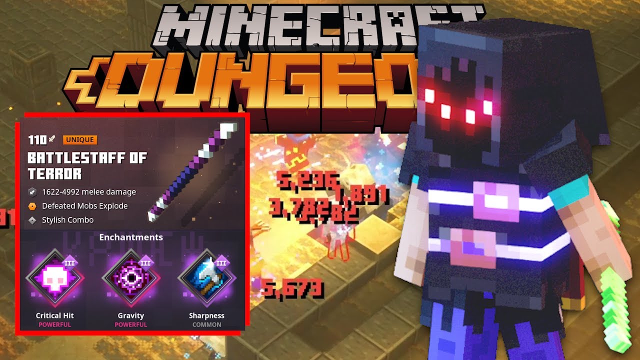 WHAT HAPPENS WHEN YOU FIND A 110 BATTLESTAFF WITH GOD ENCHANTS IN ...