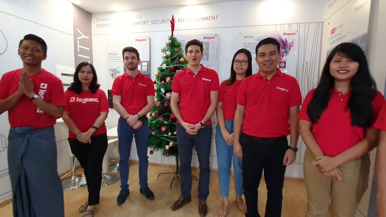 Merry Christmas and Happy New Year 2020 from Legrand Myanmar - YouTube