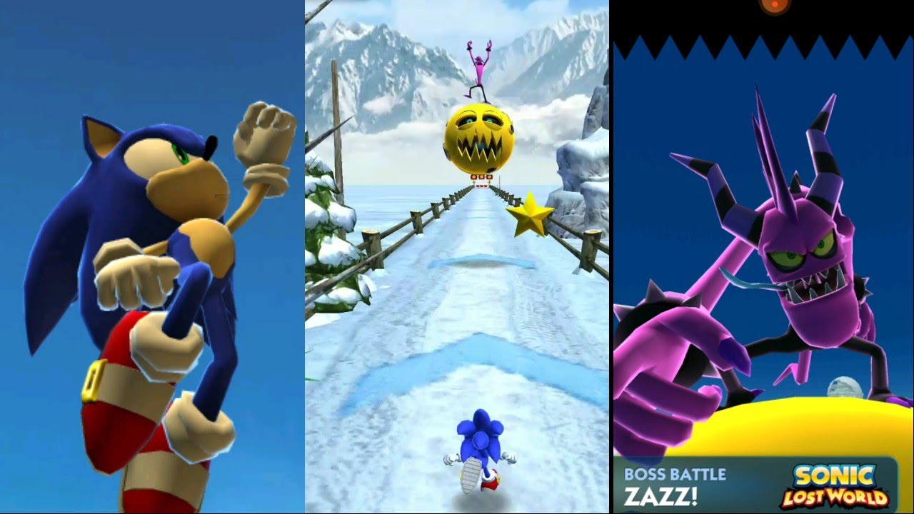 Sonic Dash - Sonic vs Zazz Boss Challenge Android, iOS | Kick Tom - YouTube