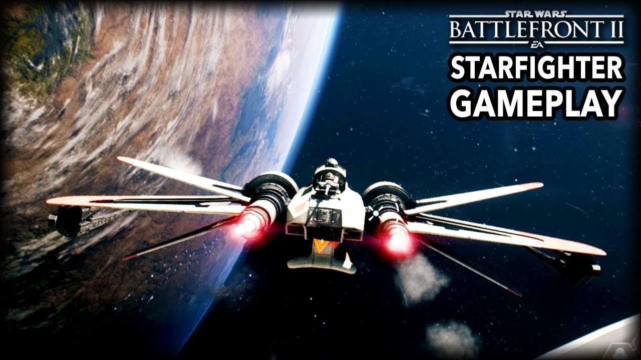 7 MINUTES OF STUNNING STARFIGHTER ASSAULT - Star Wars Battlefront 2 ...
