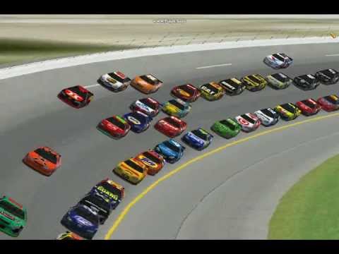 NR2003-2005 Nextel Cup Series Crashes-Race 1 (The Big One/Jr. flip ...