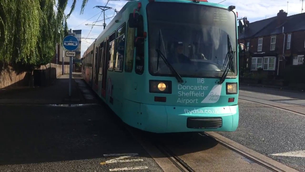 Stagecoach Supertram 116 arrives in Middlewood with a service from ...