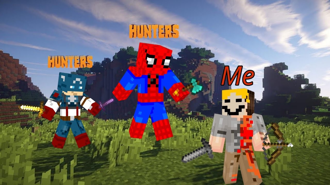 1 V 2 Minecraft Speedrunner VS Hunter...... - YouTube