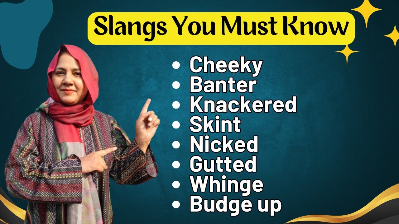 Famous Slang Words You Must Know - YouTube