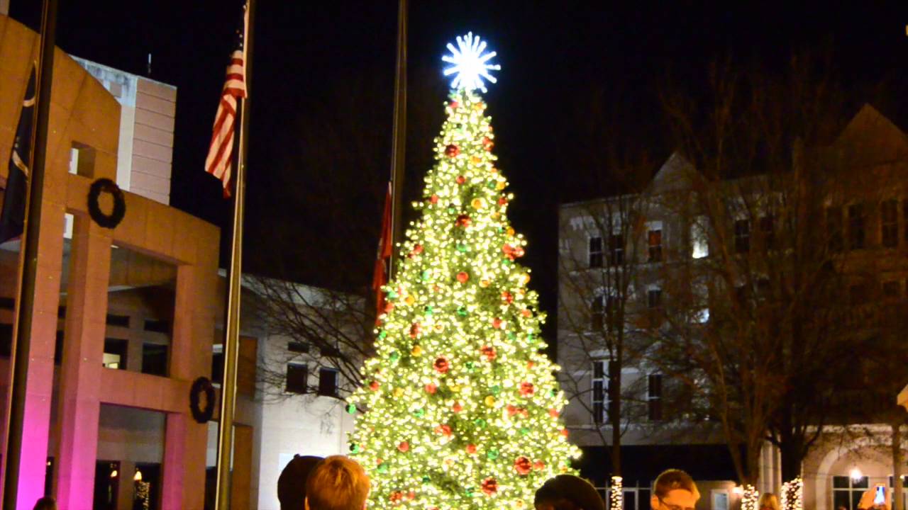 Christmas Tree Lighting 2015 - YouTube