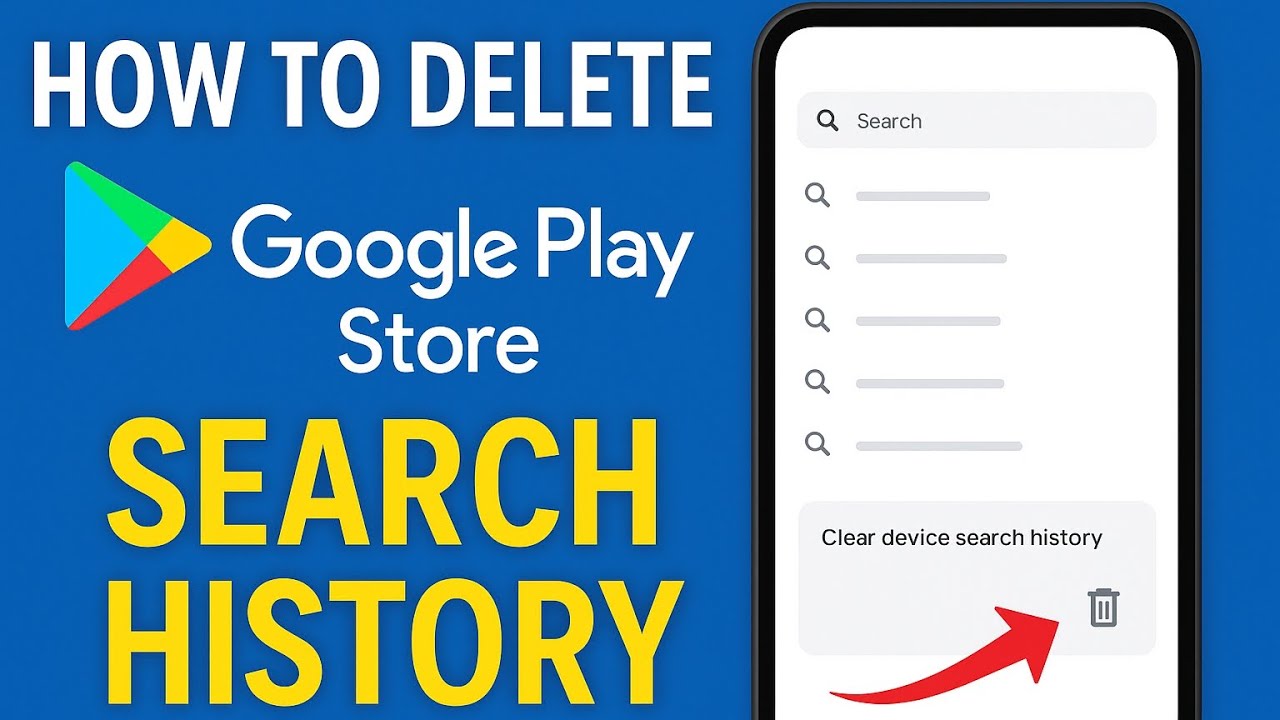 How To Delete Google Play Store Search History | Clear Play Store ...