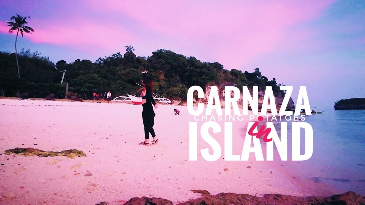 Carnaza Island : PINK BEACH in Cebu???? - YouTube