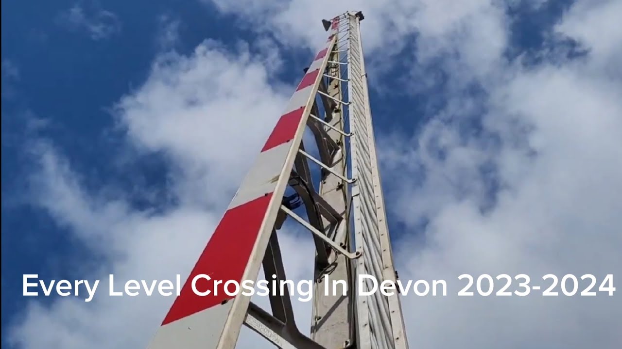 Every Level Crossing In Devon 2023-2024 - YouTube