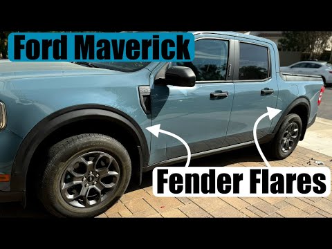 Mabett Fender Flares Ford Maverick. Easy DIY Mod. Looks Great. - YouTube