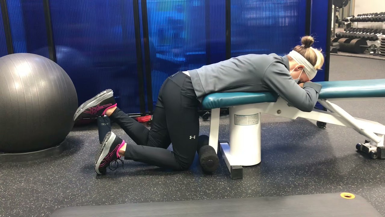 Bench Supported Single Leg Hip Extension - YouTube