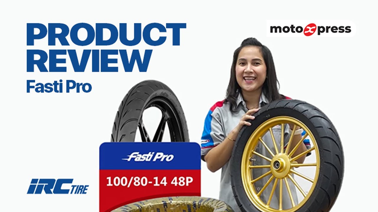 Product Review Ban IRC Fasti Pro 100/80-14 - YouTube