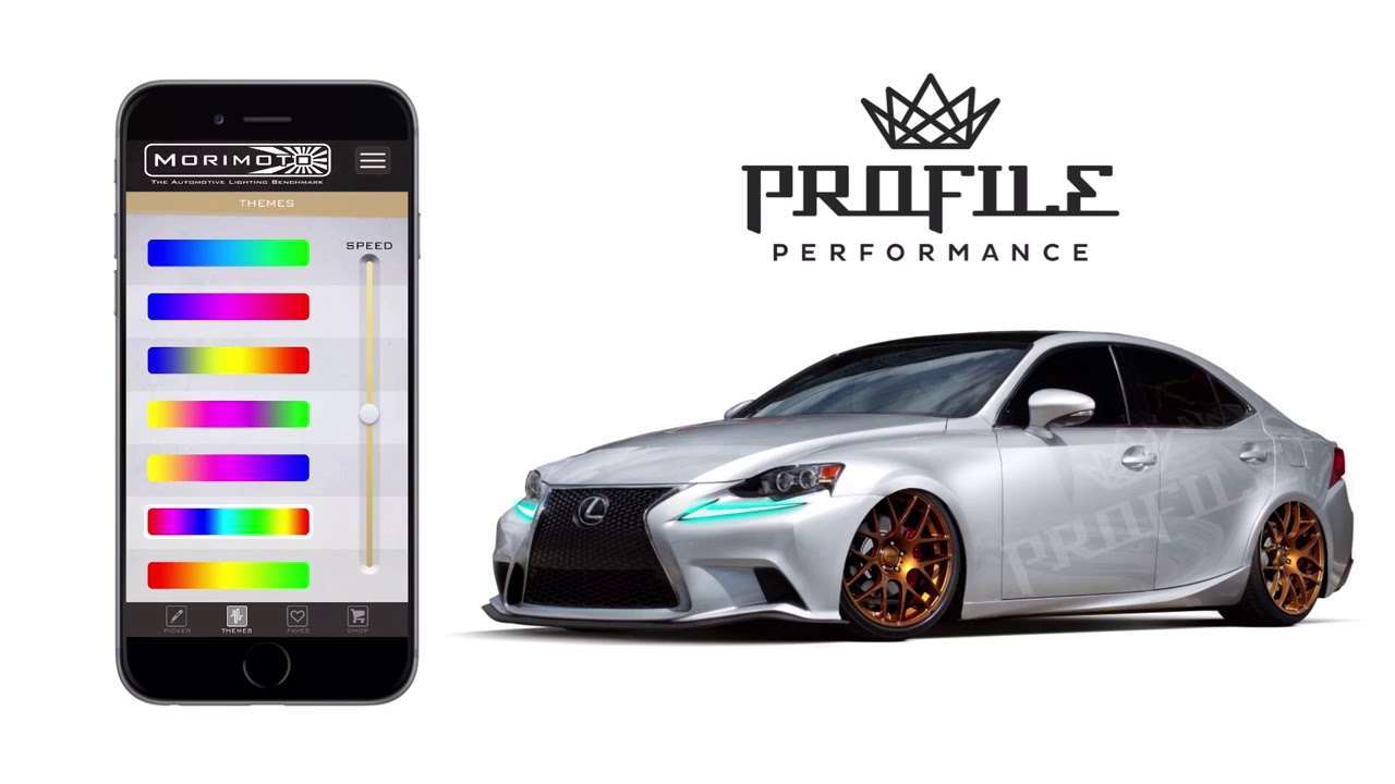 .2014+ LEXUS IS RGBW LED DRL BOARDS PROFILE PIXEL - YouTube