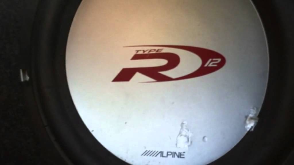 Single 12" Alpine Type R Demonstration - YouTube