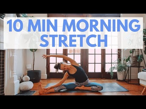 MORNING STRETCH: 10 MIN YOGA ~ FULL BODY YOGA TO WAKE UP GENTLY