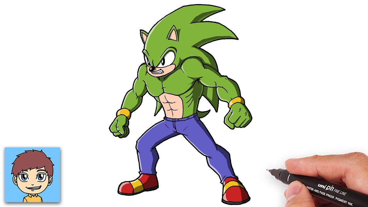 Comment Dessiner Sonic Hulk Facilement – Dessin Facile - YouTube