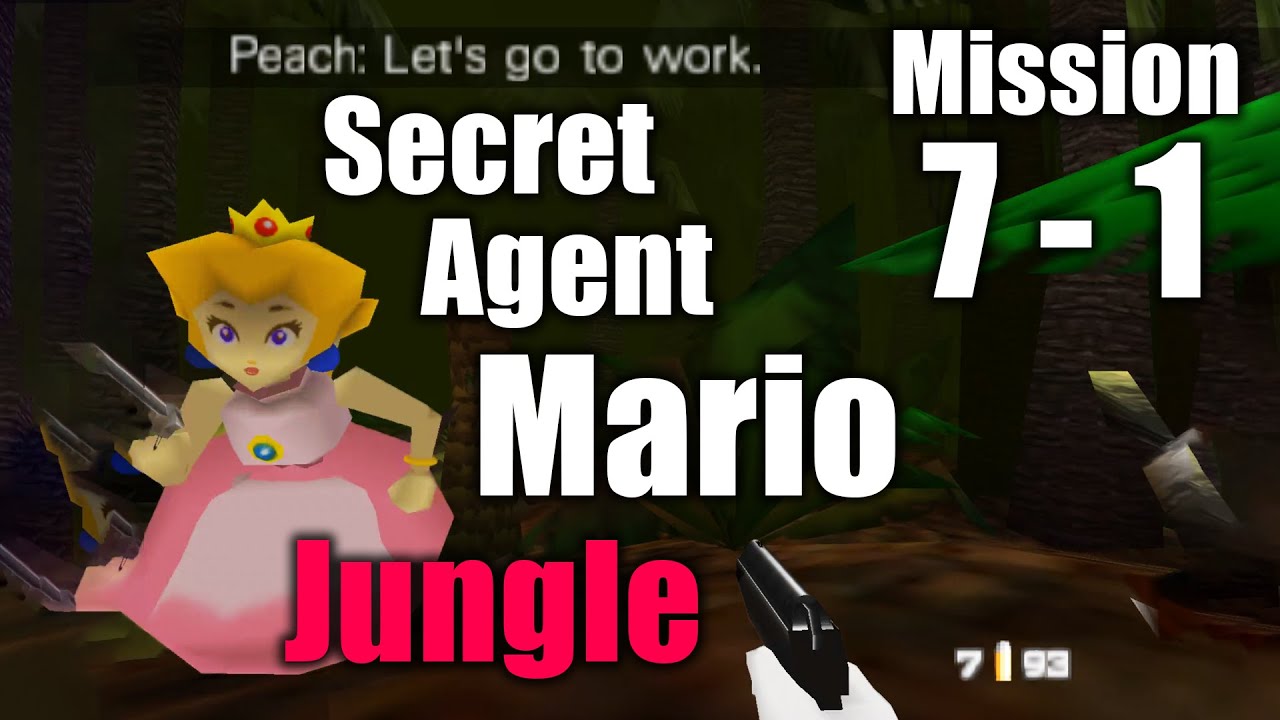 Secret Agent Mario Mission 7-1 Jungle in GoldenEye 007 #nostalgia # ...