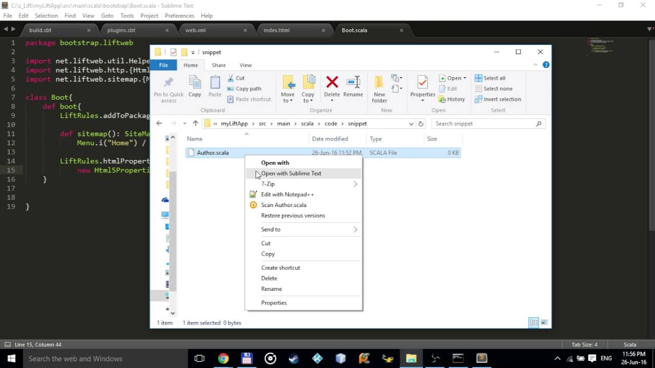 Lift Framework WebApp Tutorial - YouTube