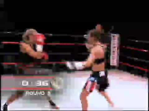 Female Muay Thai Fight - Denise Mellor vs Amy Davis Round 2 - YouTube