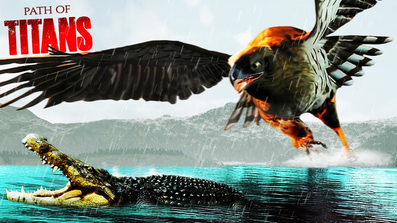 HUNTING DINOSAURS with NEW PREDATOR BIRD in Path of Titans - YouTube