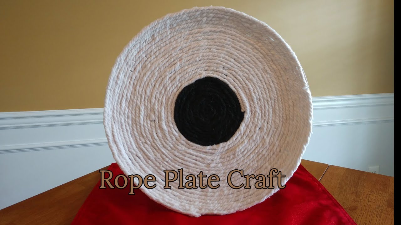 Rope Plate Craft - YouTube
