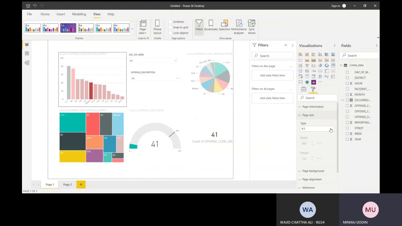 Microsoft Power Bi Visualizations Simply Explained For Beginners Desktop Version Part 2 Youtube