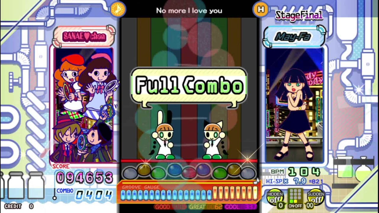 [ポップン UniLab] No more I love you (ヌーディ / NUDY) Hyper mirror - YouTube