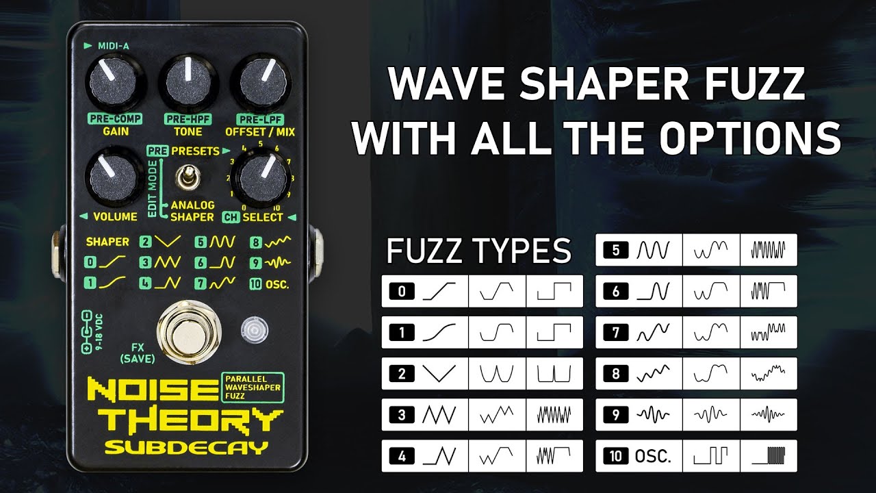 Subdecay Noise Theory - The Parallel Waveshaper fuzz - YouTube