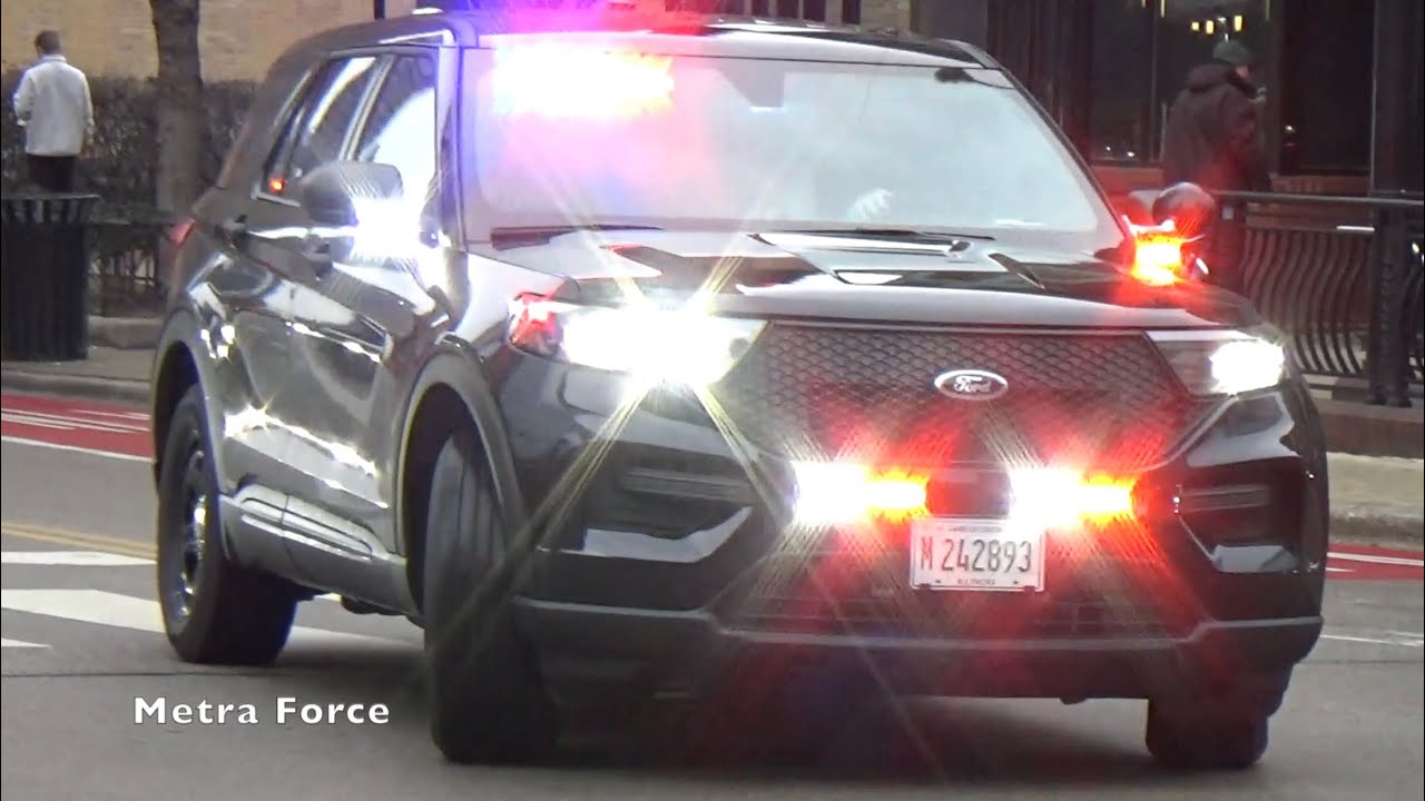 Chicago Fire Dept *NEW* Unmarked Explorers (2-1-23) Responding 2X - YouTube