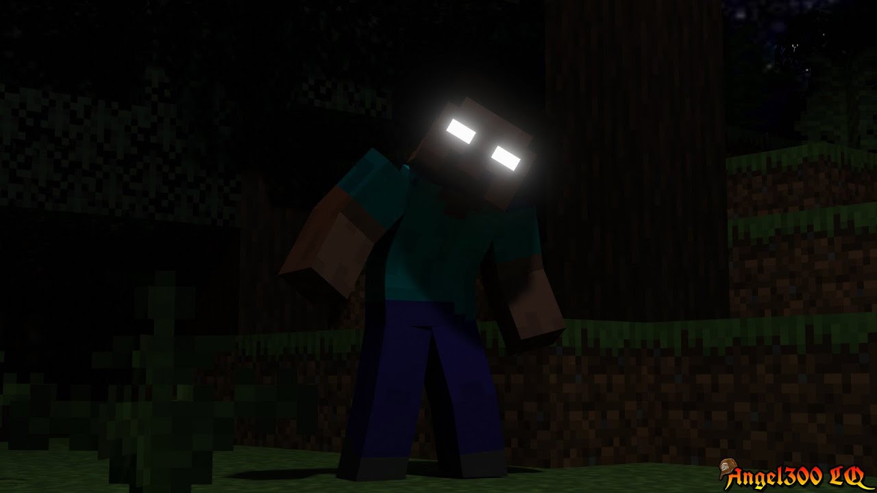 MINECRAFT HEROBRINE SPOTTED ON CAMERA - YouTube