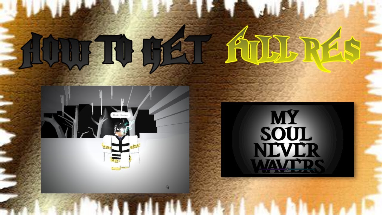 HOW TO GET FULL RES | TYPE SOUL - YouTube