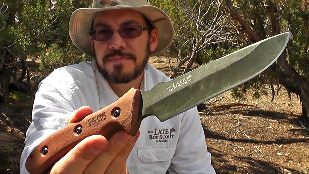 Scar Blades Crusader Knife: Fire By Friction Attempt - YouTube