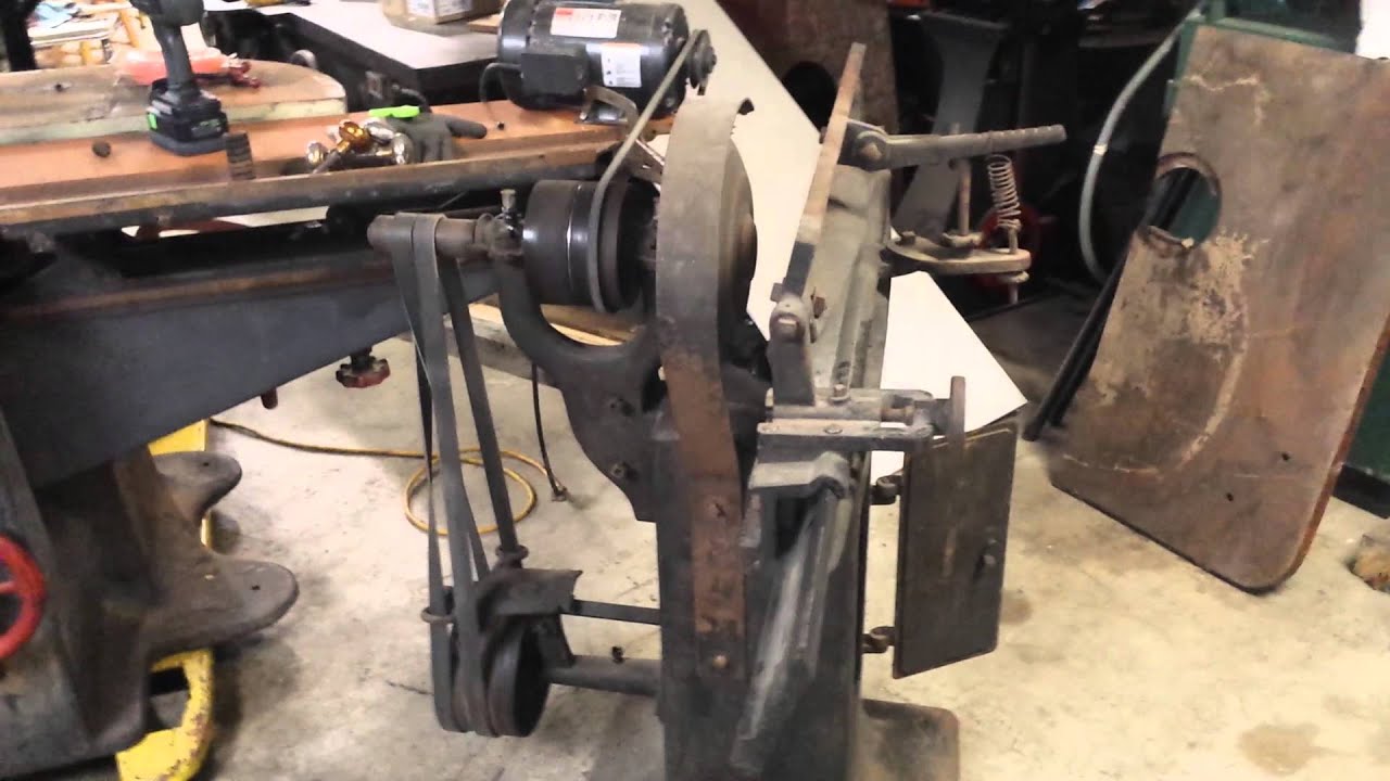 SC Rogers knife grinder - YouTube