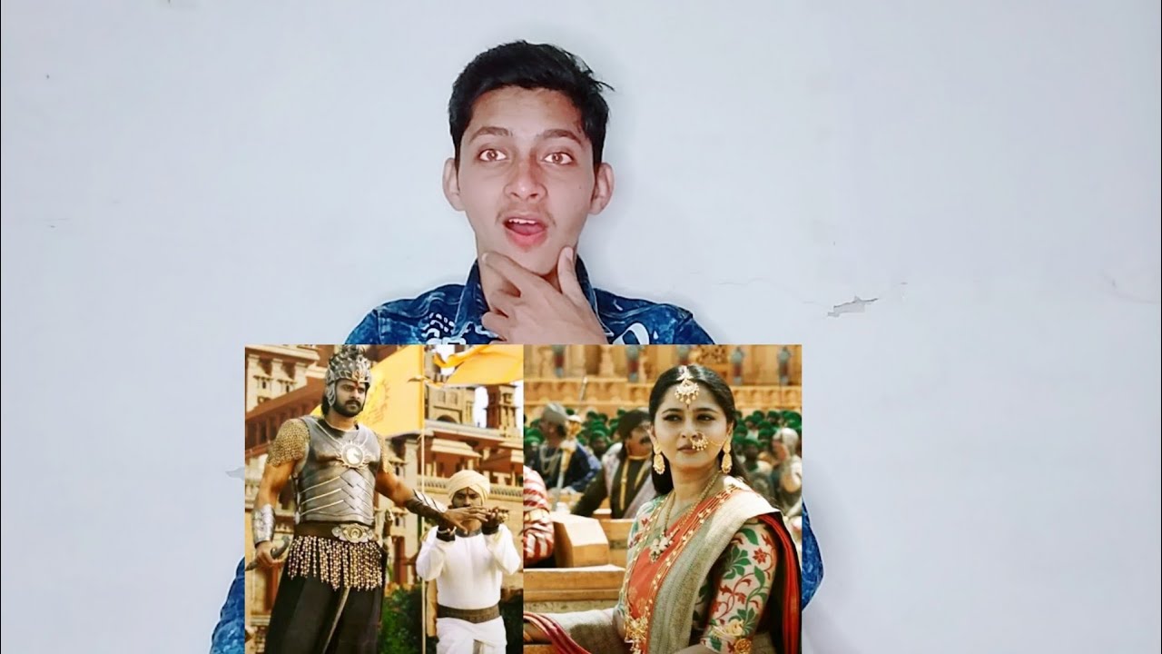 React To Bahubali Mass Scene In Hindi | Baahubali Speech Scene| Prabhas ...