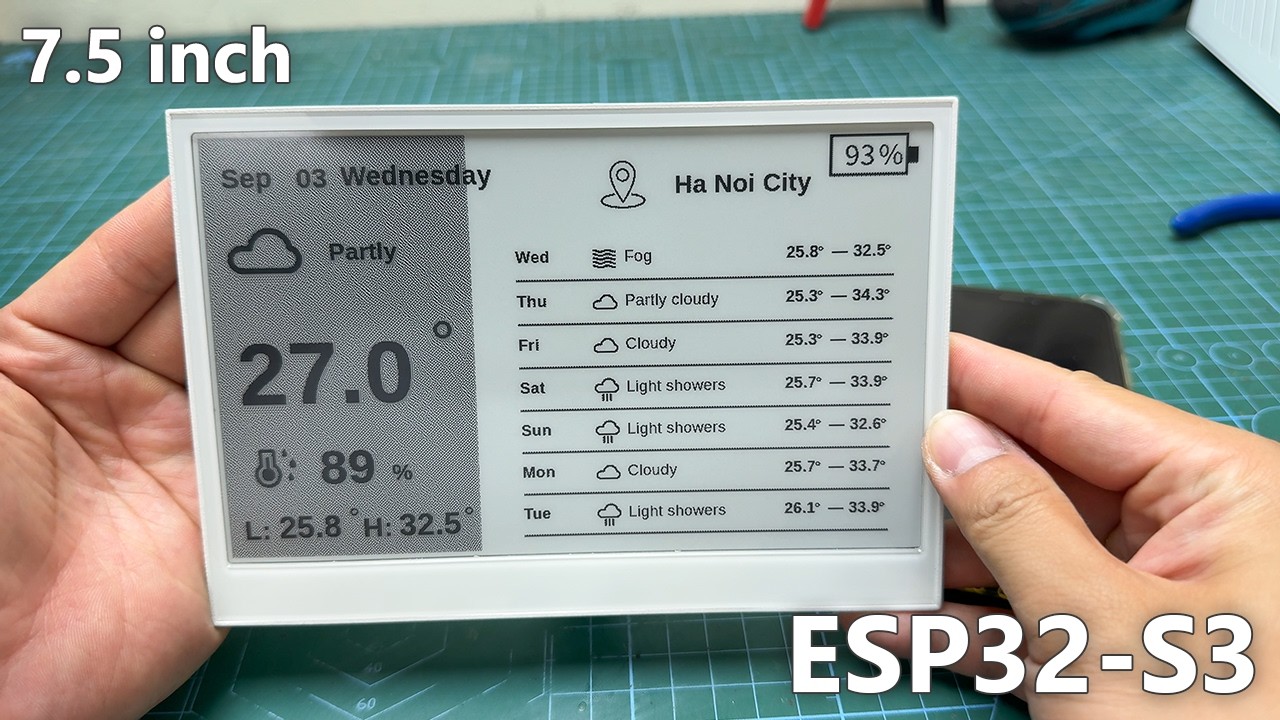 reTerminal E1001: Smart ePaper Dashboard for Home Assistant & IoT - YouTube