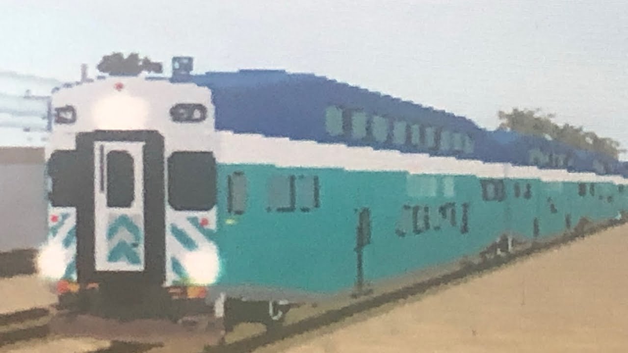 Coaster Bombardier Bi level Cab Car #2308 - YouTube