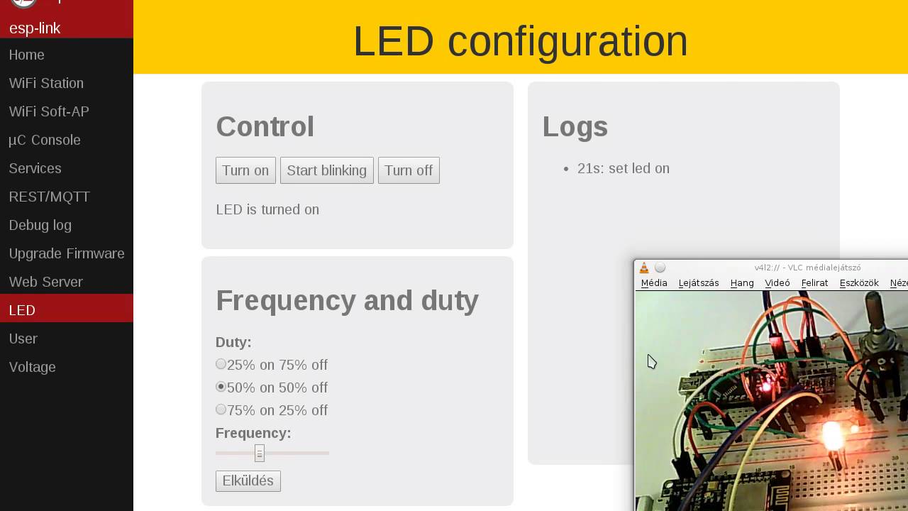 Esp-Link as a web server - YouTube