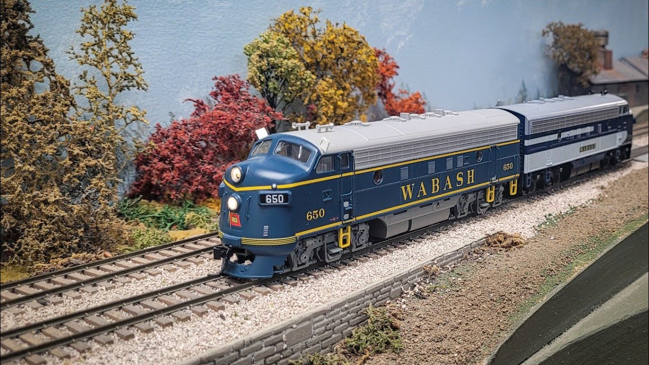 The HO Scale Wabash Railroad 2nd District Layout! - YouTube