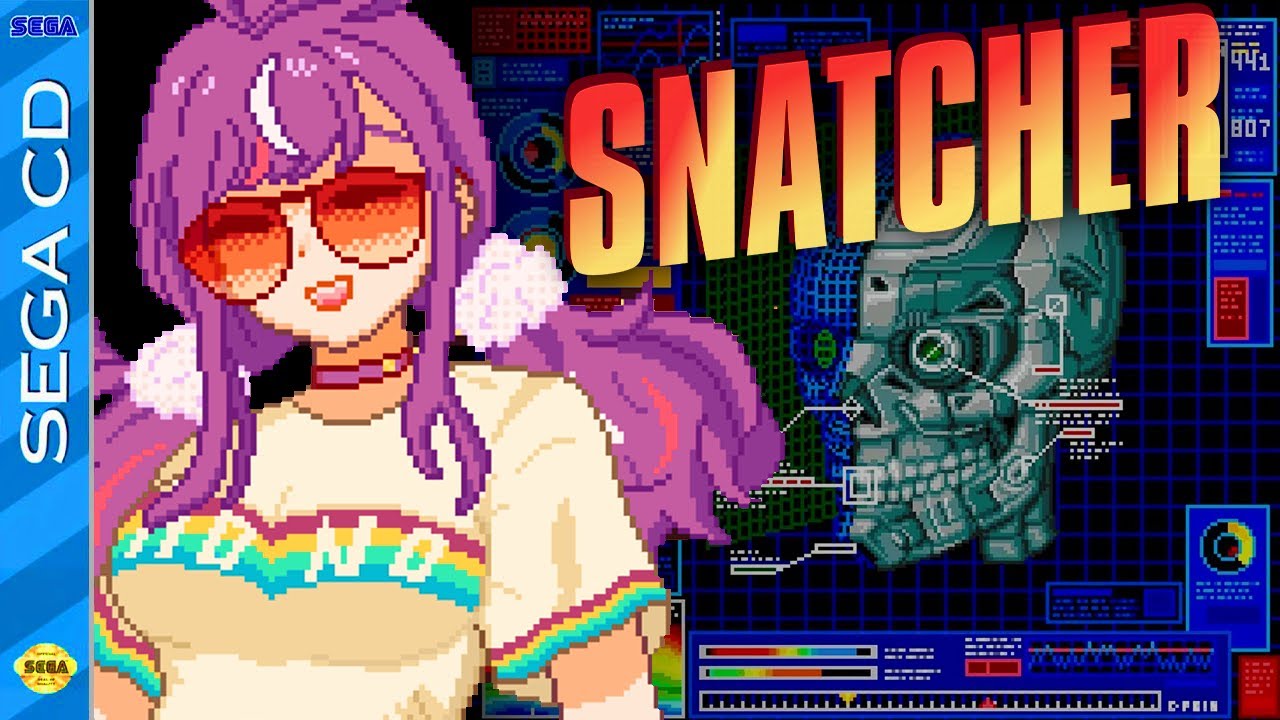 hideo kojima's SNATCHER (1988 SEGA CD) * RETRO【Mono Monet 💭🎨 V4Mirai】 - YouTube