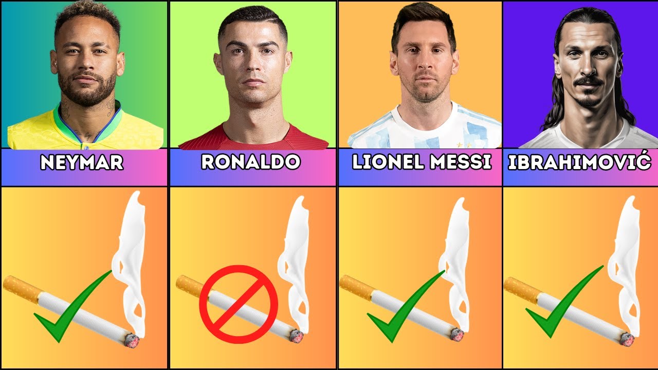 FAMOUS Footballers Who Smoke Cigarettes in Real Life🚨 - YouTube